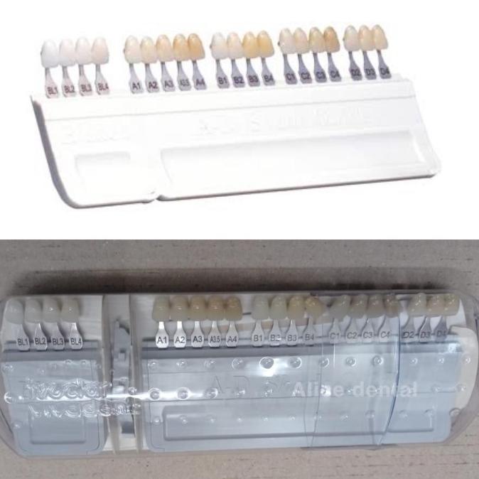 Jual Dental shade guide AD bleach ORI IVOCLAR VIVADENT contoh warna ...