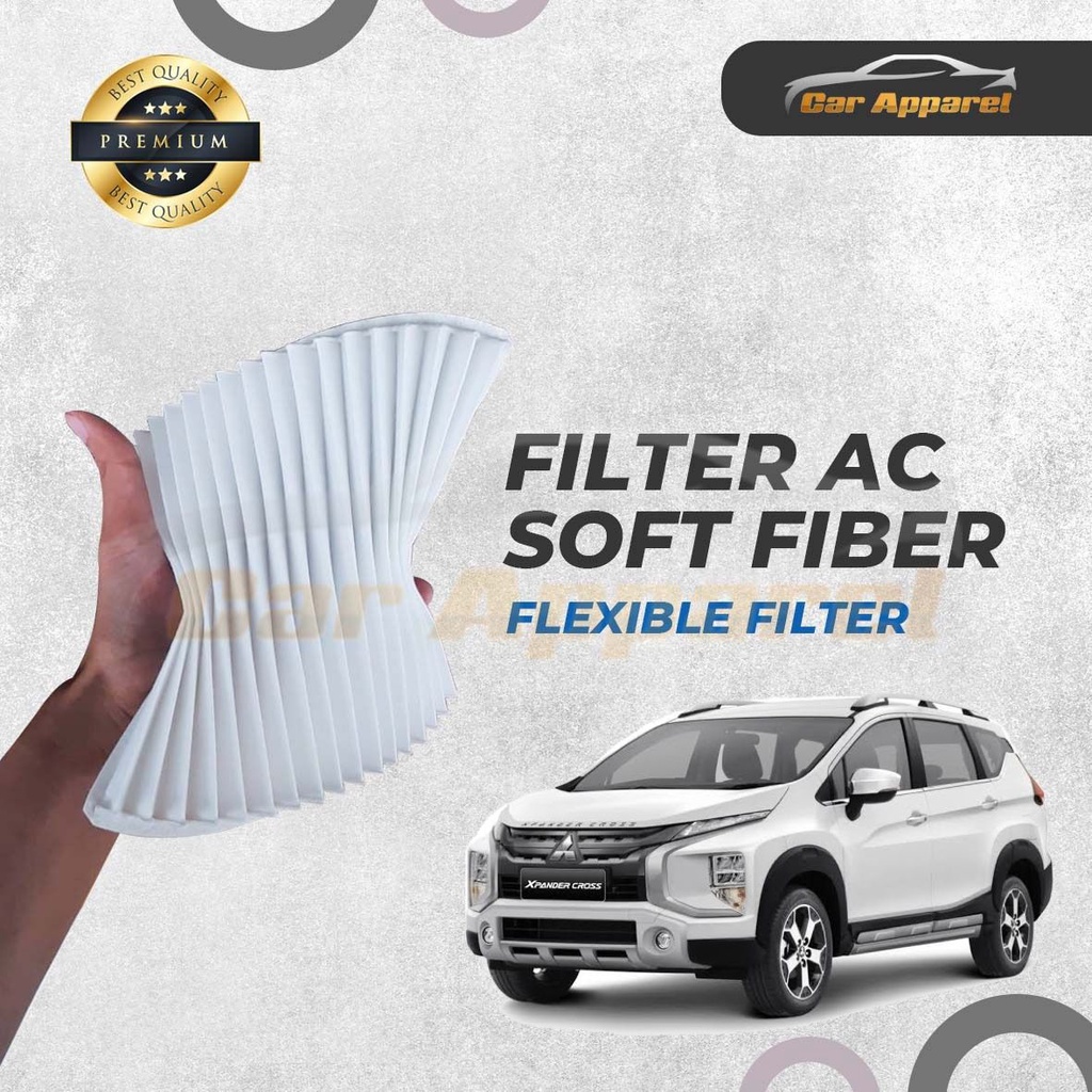Jual Soft Fiber Filter AC Mitsubishi Xpander Flexible | Shopee Indonesia