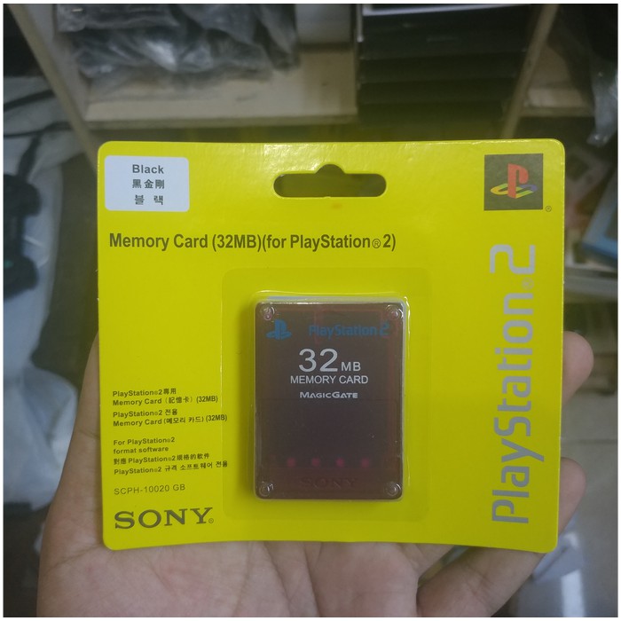 Jual Special MC MMC memory memori card playstation PS 2 PS2 32MB transparan lampu Terbaru ...