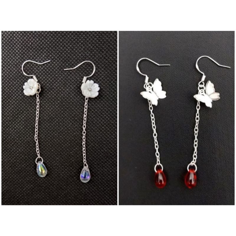 Jual Anting silver Xie Lian Hua Cheng Flower and Butterfly (Tian Guan ...