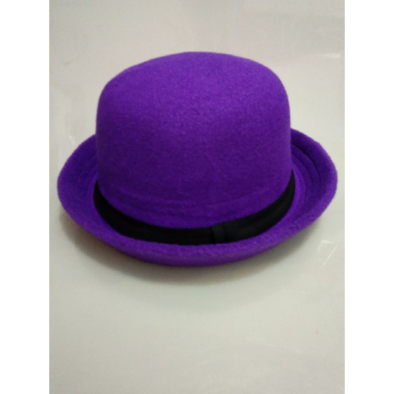 Jual Topi Bowler Hat Dewasa Cewek/Cowok Topi Caplin | Shopee Indonesia