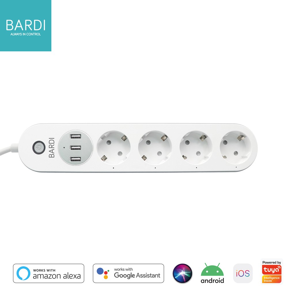 Jual BARDI Smart Extension Power Strips - Stop Kontak Wi-Fi | Shopee Indonesia