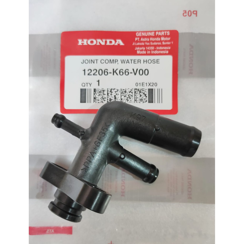 Jual Pipa Sambungan Selang T Radiator Vario 150 12206-K66-V00 | Shopee ...