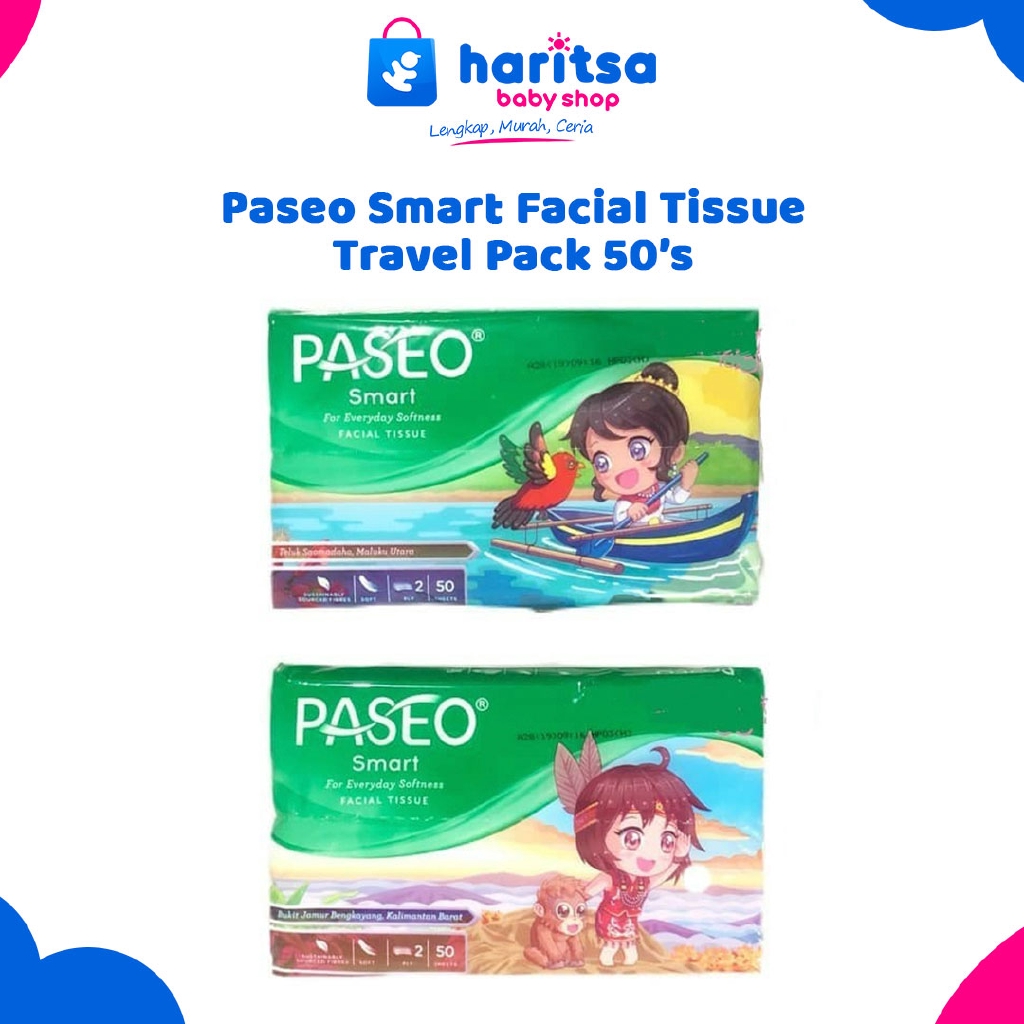 Jual Paseo Tissue Smart / Travel Pack / 1 Pack Isi 50's / 2 Ply ...