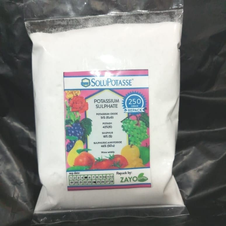 Jual Kalium Sulfat Solupotasse (K2SO4) Repack 250gr | Shopee Indonesia