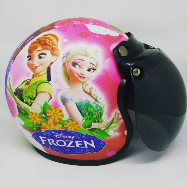 Jual Helm Anak 1-6 Tahun " Bogo Anak Elsa Frozen Pink | Shopee Indonesia