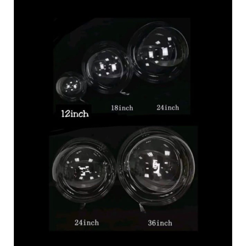 Jual BALON PVC TRANSPARANT / BALON PVC / BALON ULANG TAHUN / BALON ...