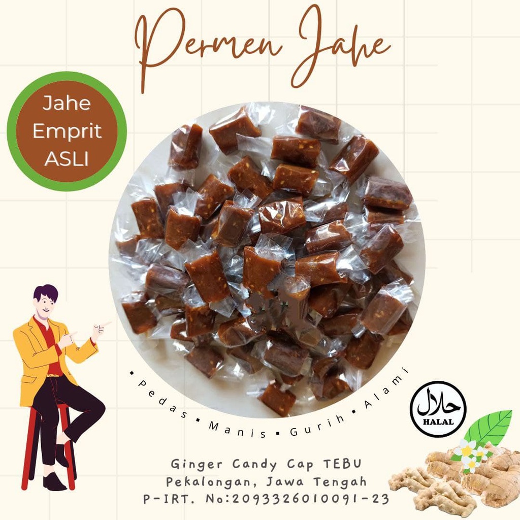 Jual Permen Jahe Wijen Asli Tradisional Pilihan Sehat 1kg Jadul 90an ...