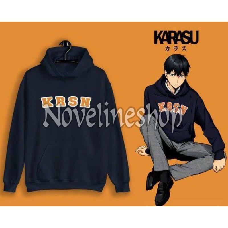 Jual [COD] HOODIE SWEATER ANIME JEPANG KARASUNO KRSN HAIKYUU JAPAN ...