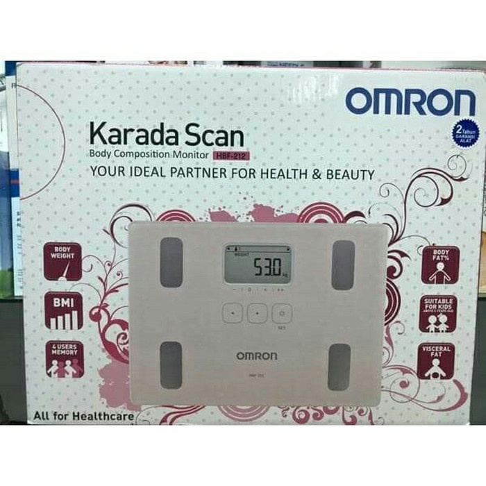 Jual BLDD OMRON Karada Scan / Body Fat Monitor HBF 212 GRATIS ONGKIR ...