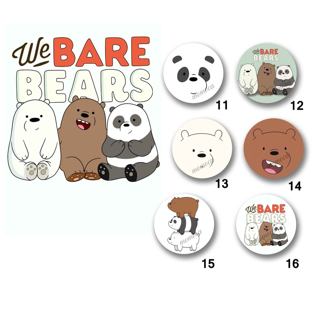 Jual pop socket we bare bears / popsocket custom | Shopee Indonesia