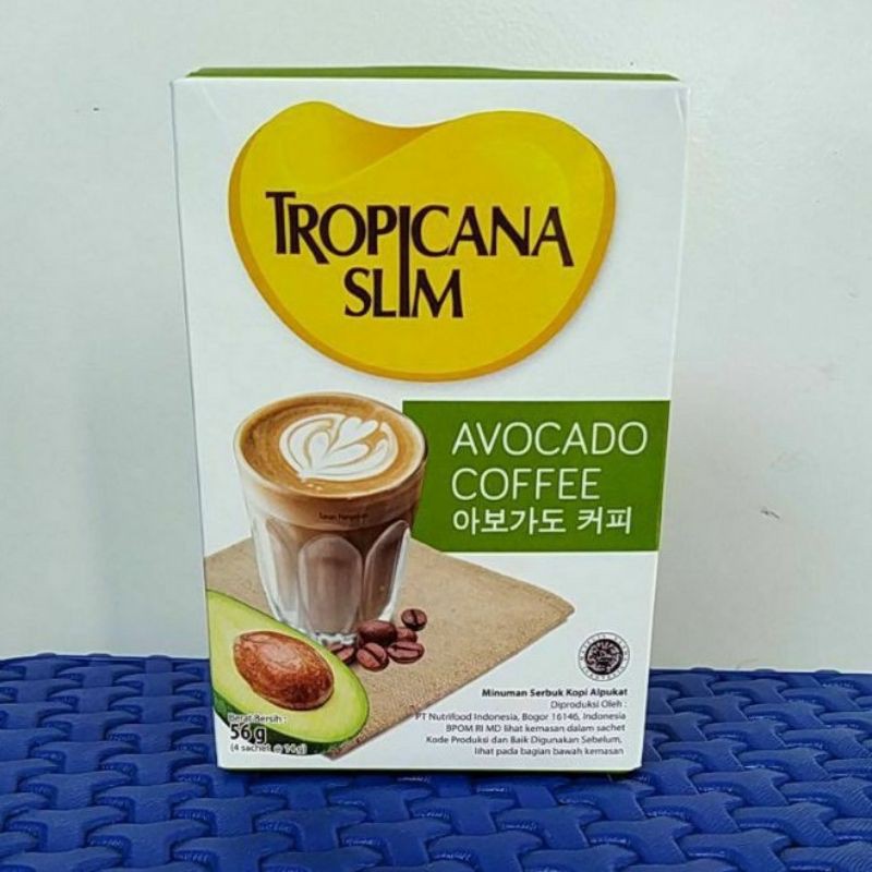 Jual Tropicana Slim Avocado Coffee Box 4x14 gr | Shopee Indonesia