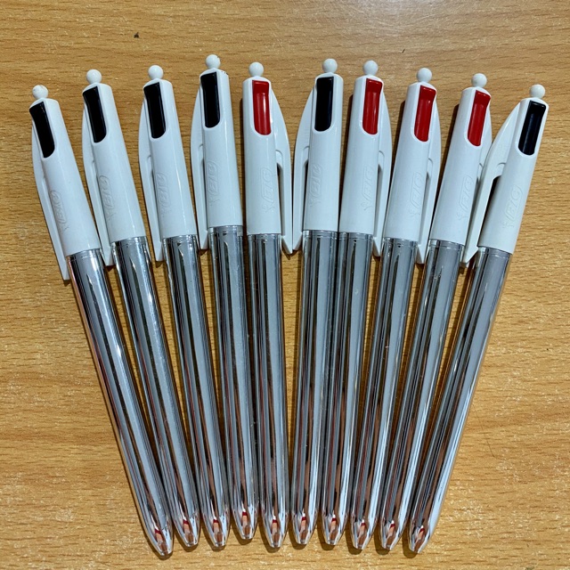 Jual BIC 2Color Shiny Pen (Black/Red) | Shopee Indonesia