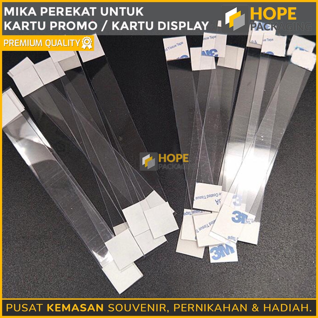 Jual [Harga / 6 Pcs] Plastik Mika Display Kartu Promo/ Mika Label Harga ...