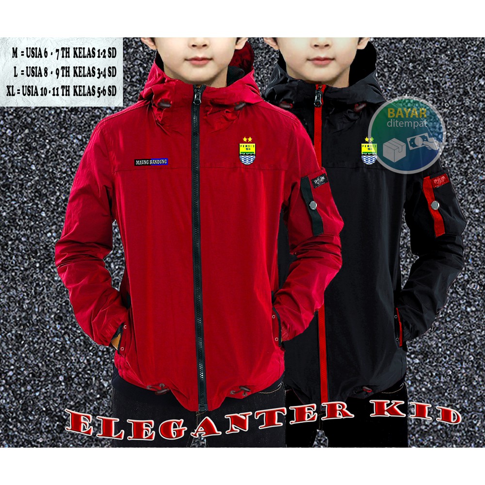 Jual Jaket Persib Anak laki cewek parasut anti air anti nagin | Shopee ...