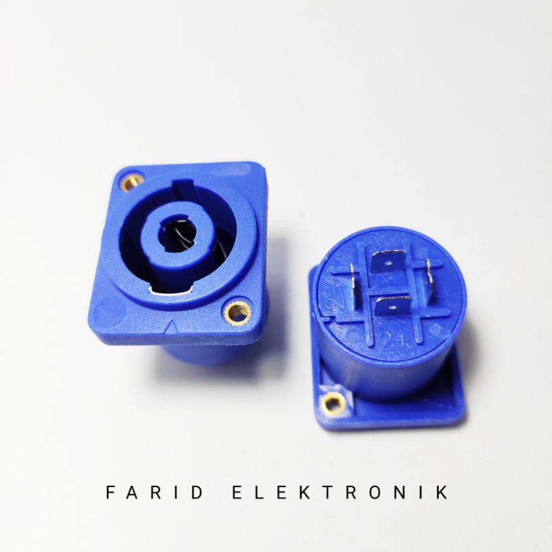 Jual Socket soket Kontra Spikon Female Speacon Spicon speakon | Shopee ...