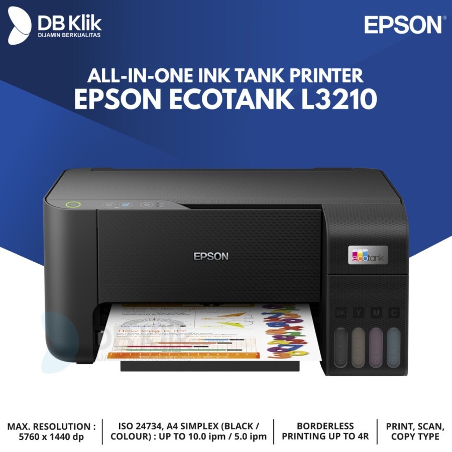 Jual Printer EPSON EcoTank L3210 A4 All in One - EPSON L3210 Ink Tank ...