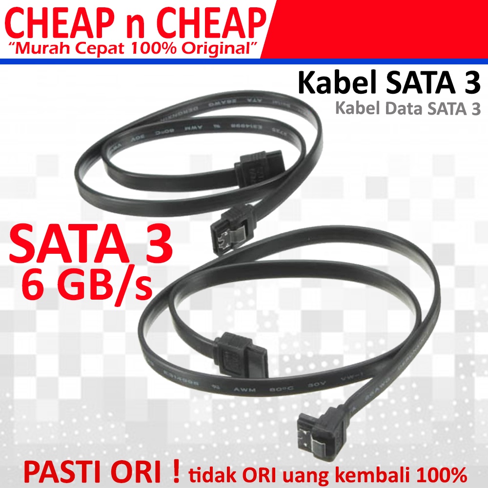 Jual Kabel Sata 3 - Kabel Data Harddisk SSD | Shopee Indonesia