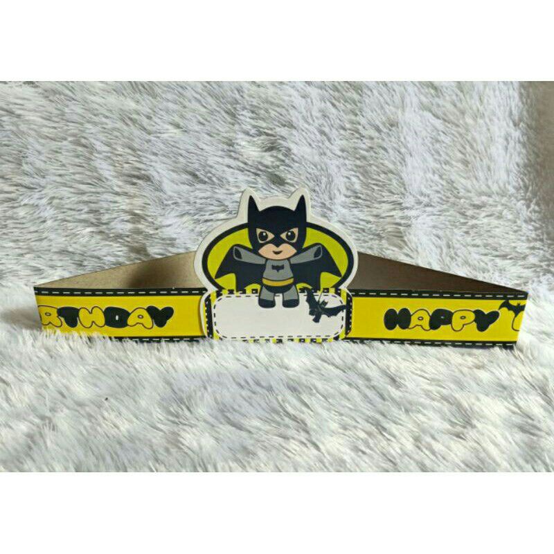 Jual topi ulang tahun isi 10 karakter batman DC comic | Shopee Indonesia