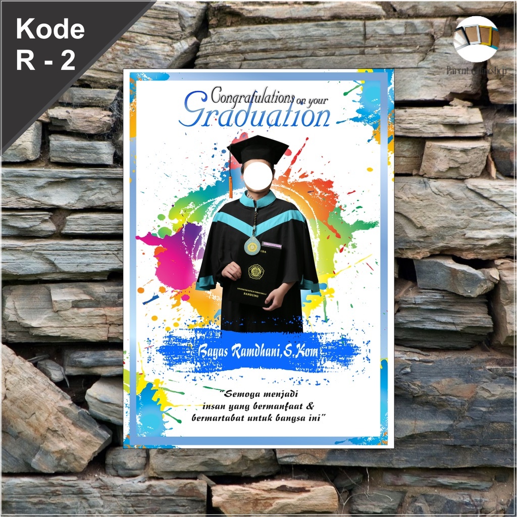Jual Hiasan Dinding Graduation Wisuda Ulang Tahun Pernikahan Foto ...