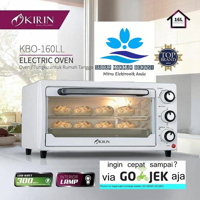 Jual OVEN LISTRIK CANTIK LAMPU KIRIN KBO-160 LL | Shopee Indonesia