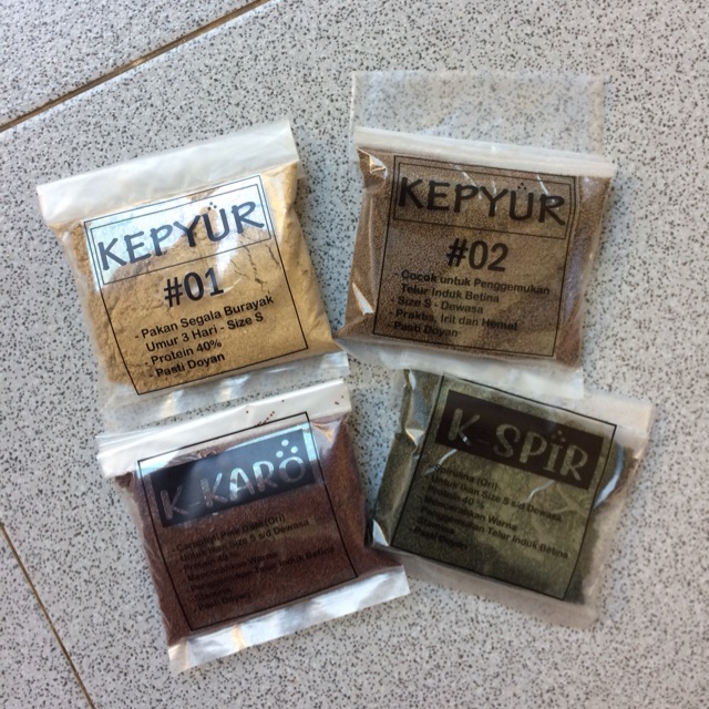 Jual Paket JOGRES pakan burayak sampai dewasa pakan ikan spirulina ...