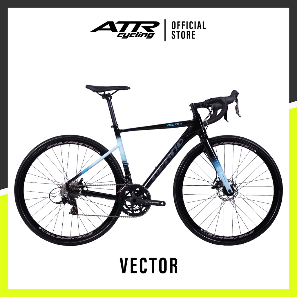Jual SEPEDA ROAD BIKE AVAND VECTOR RACING 700-22SP (M)((20.1) BK-BL ...