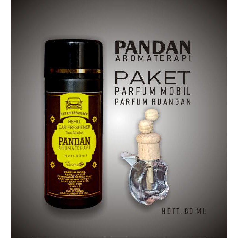 Jual PANDAN REFIL PARFUM MOBIL AROMA PANDAN WANGI 80ML | Shopee Indonesia