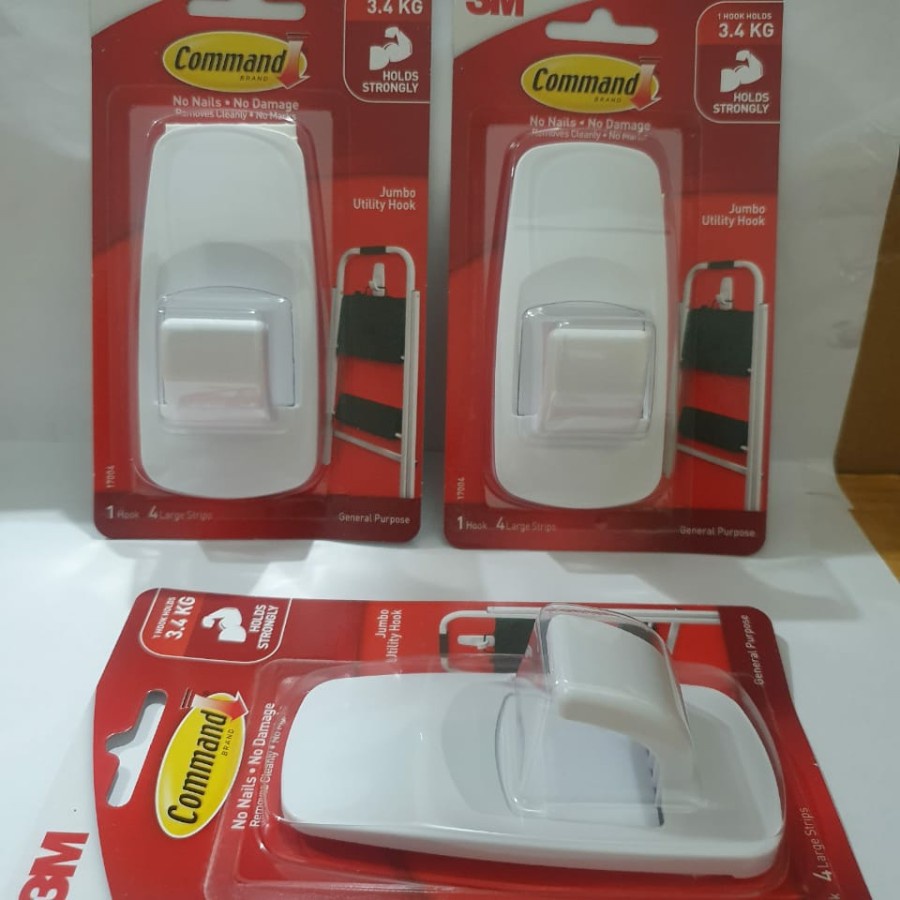 Jual 3M command jumbo hook 17004ANZ | Shopee Indonesia