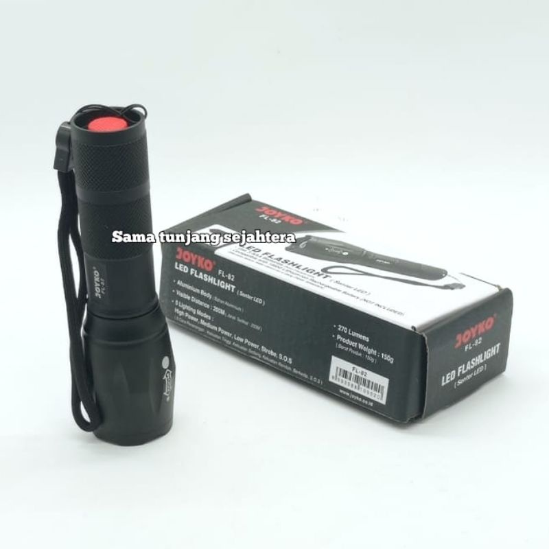 Jual JOYKO SENTER LED FLASHLIGHT FL-82 | Shopee Indonesia