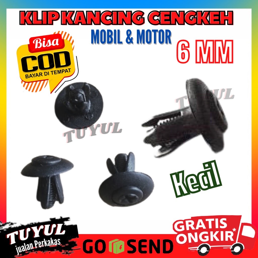 Jual Klip Kancing Body Clip Cengkeh Kecil Mobil Universal Obeng ...
