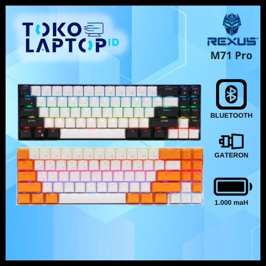 Jual Rexus Daxa M71 Pro Wireless Mechanical Gaming Keyboard | Shopee ...