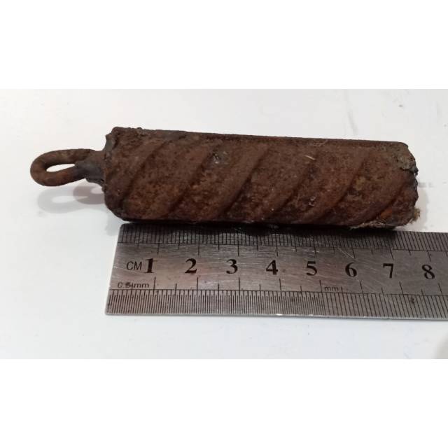 Jual BESI PEMBERAT ±7.5CM 219GRAM BATU KAIL UMPAN PANCING BESI PEMBERAT ...