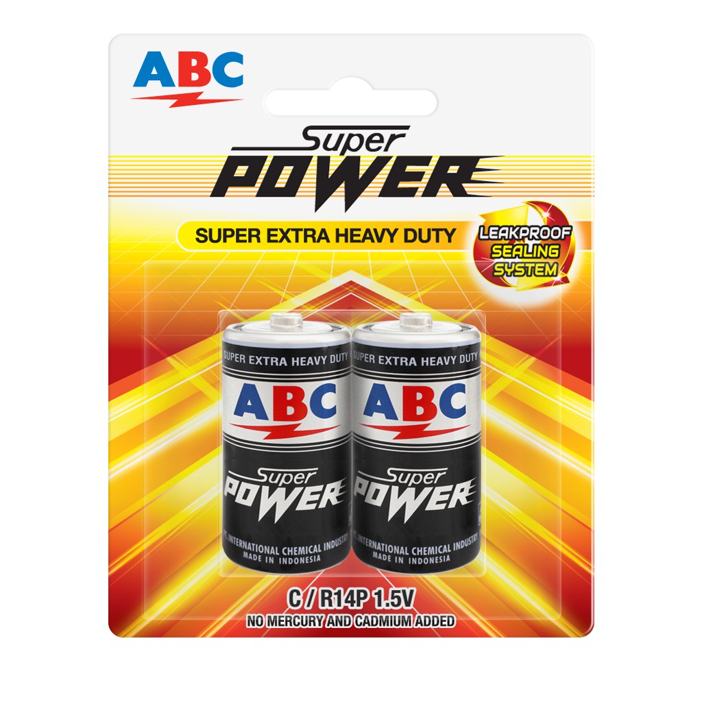 Jual ABC Baterai R14 (C) SPW 2B | Shopee Indonesia