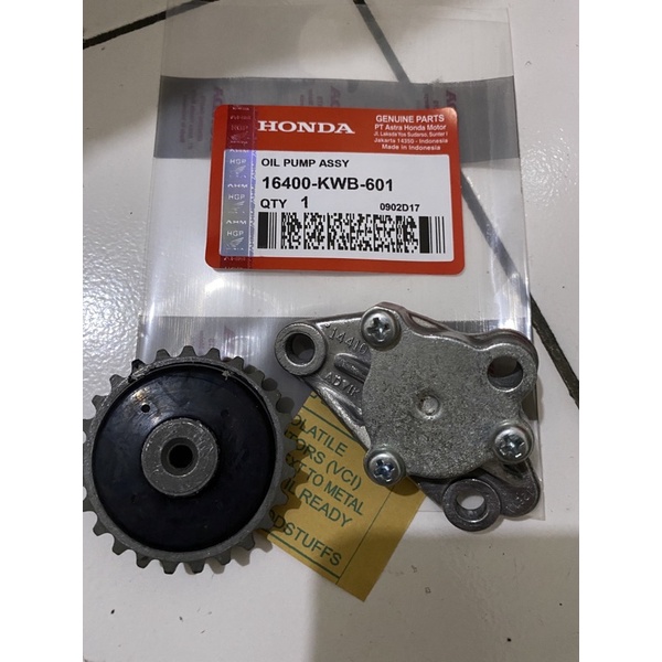 Jual Pompa Oli Oil Pump Assy Plus Gigi Pompa Oli Honda Grand Supra Revo Blade Legenda Original ...