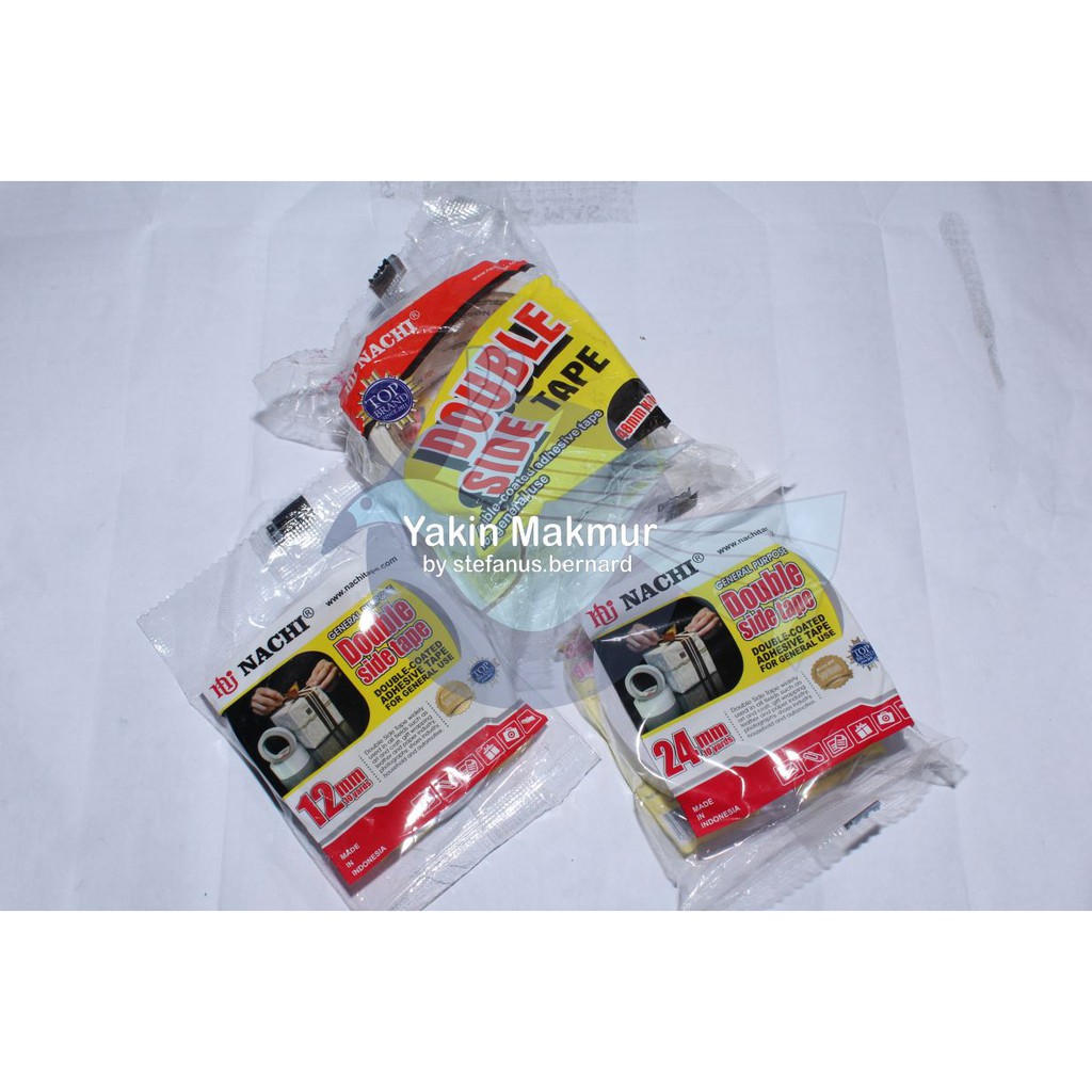 Jual NACHI DOUBLE TAPE (1/2 INCI - 1 INCI - 2 INCI) | Shopee Indonesia