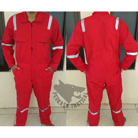 Jual Wearpack Merah Scotlight Coverall Safety / katelpak / Seragam ...
