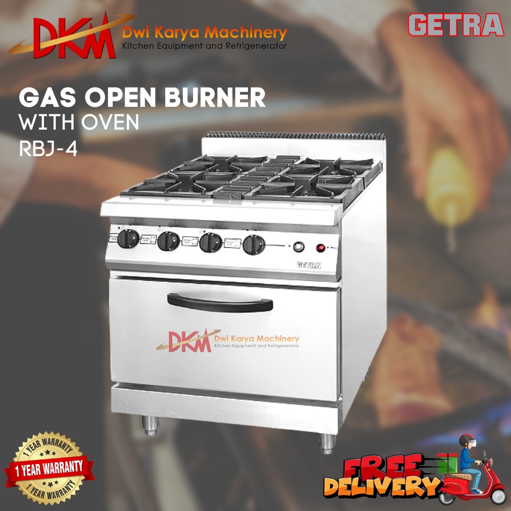 Jual Gas Open Burner RBJ 4 / Gas Open Burner RBJ-4 Getra | Shopee Indonesia