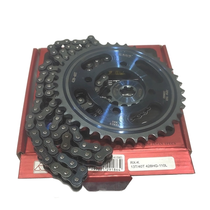 Jual GEAR PAKET KGW RX-K 13/40T(428HG-110L) | Shopee Indonesia