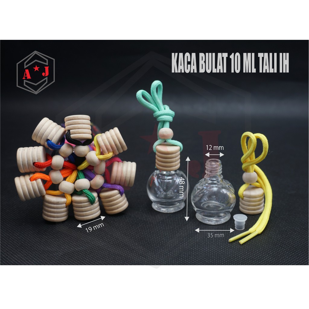 Jual Botol Parfum Bulat 10 ml Gantung /Botol Parfum MobilL 10 ML/Botol ...