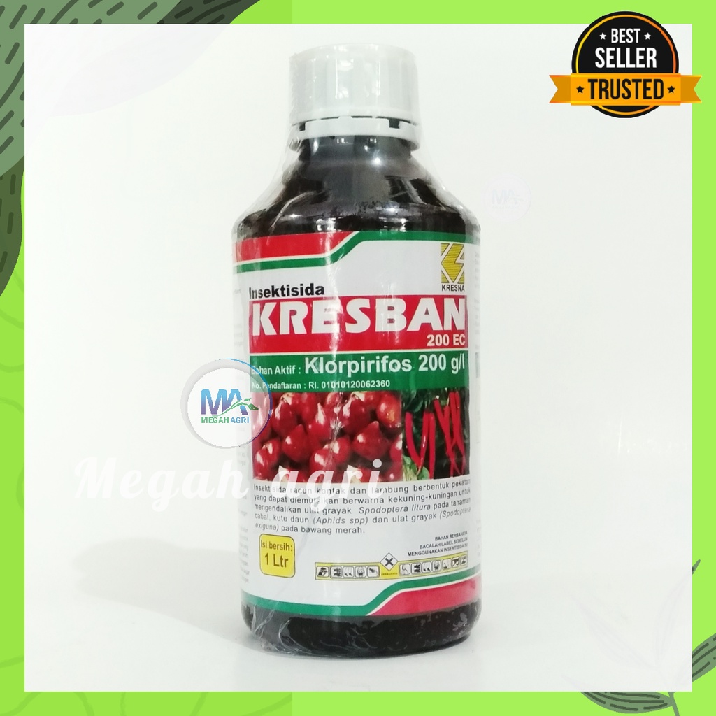 Jual INSEKTISIDA KRESBAN 1LTR Klorpirifos 200 g/l PEMBASMI HAMA ...