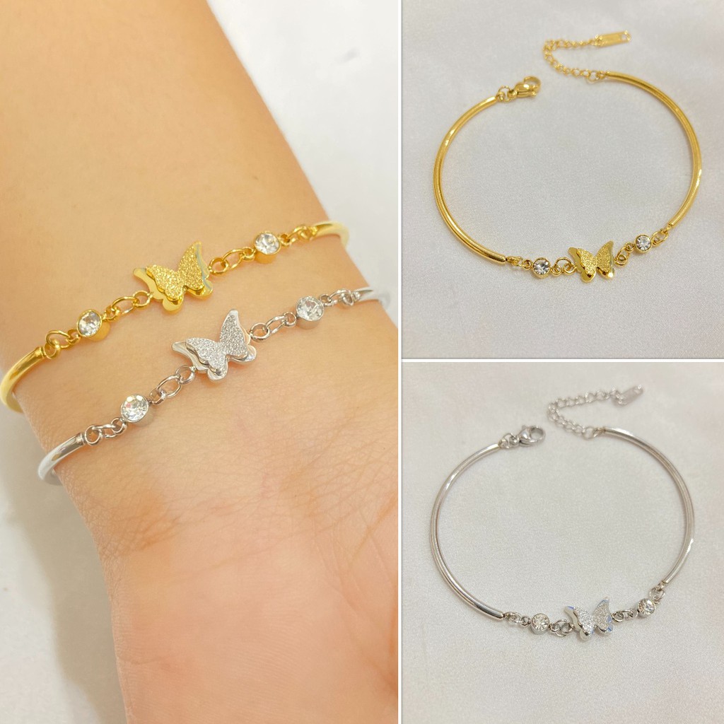 Jual Gelang Titanium Wanita Korea Kupu Kupu Aksesoris Fashion | Shopee ... Jual Gelang Titanium Wanita Korea Kupu Kupu Aksesoris Fashion | Shopee ...