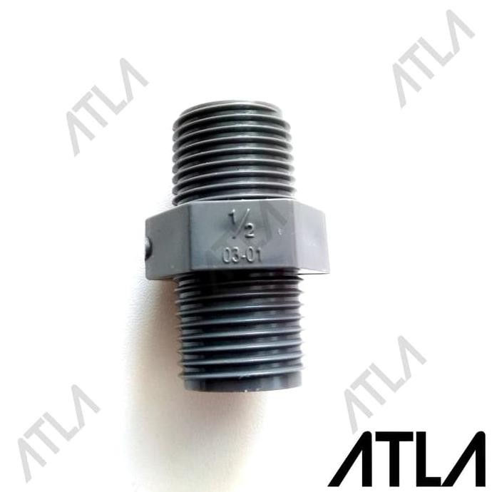 Jual Dapatkan Double Nipple Pvc 1/2" Dobel Neple Nipple Drat 1/2 ...