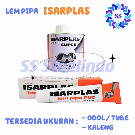 Jual LEM PIPA PRALON PVC ISARPLAS TUBE - KALENG | Shopee Indonesia