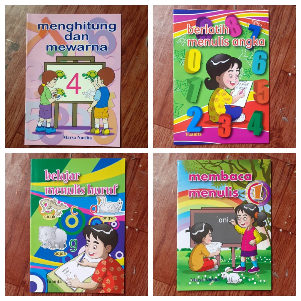 Jual BUKU BELAJAR Membaca Menulis dan Berhitung Untuk Anak PRA SEKOLAH ...
