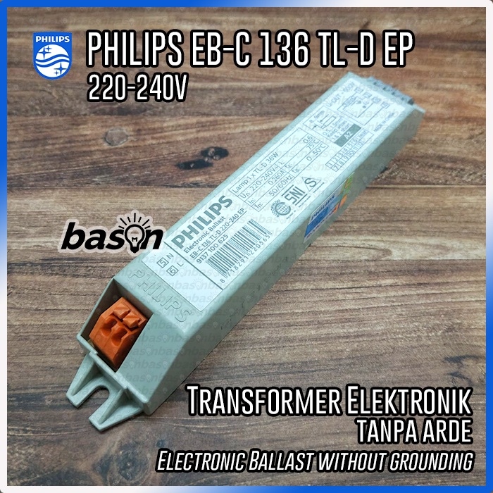 Jual PHILIPS EB-C EP 118 atau 136 - Ballast Elektronik EBCEP untuk ...