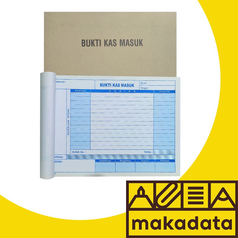 Jual BUKTI KAS MASUK 1/2 FOLIO 1 RANGKAP 100 LEMBAR KURNIA (1PCS) MURAH | Shopee Indonesia