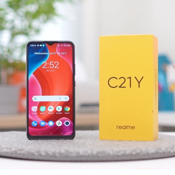 Jual Realme C21Y Ram 3/32GB | Ram 4/64GB (SECOND) | Shopee Indonesia