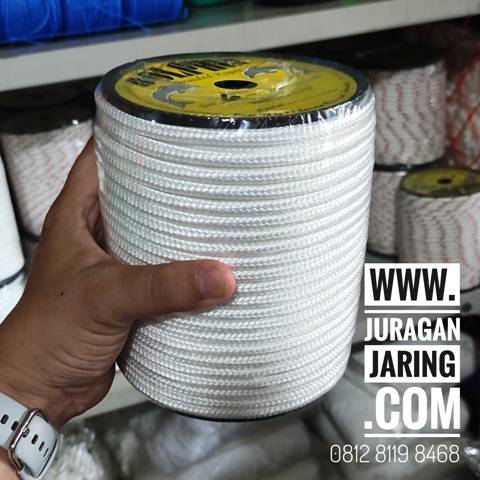 Jual Tali Nilon Kepang Perusik 6 mm x 45 meter Braided Nylon Rope Tali ...