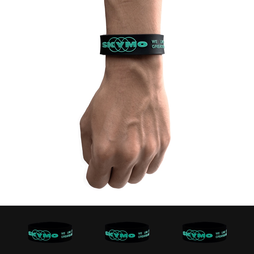 Jual Skymo Apparel Gelang Rubber Glow Black | Shopee Indonesia